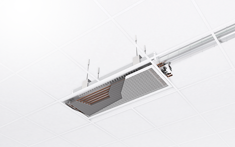 Inductie-units met ingebouwde VAV | Inatherm